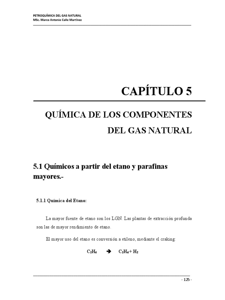 Cap 5 Quimica de Los Componentes Del Gas | PDF | Cloro | Catálisis