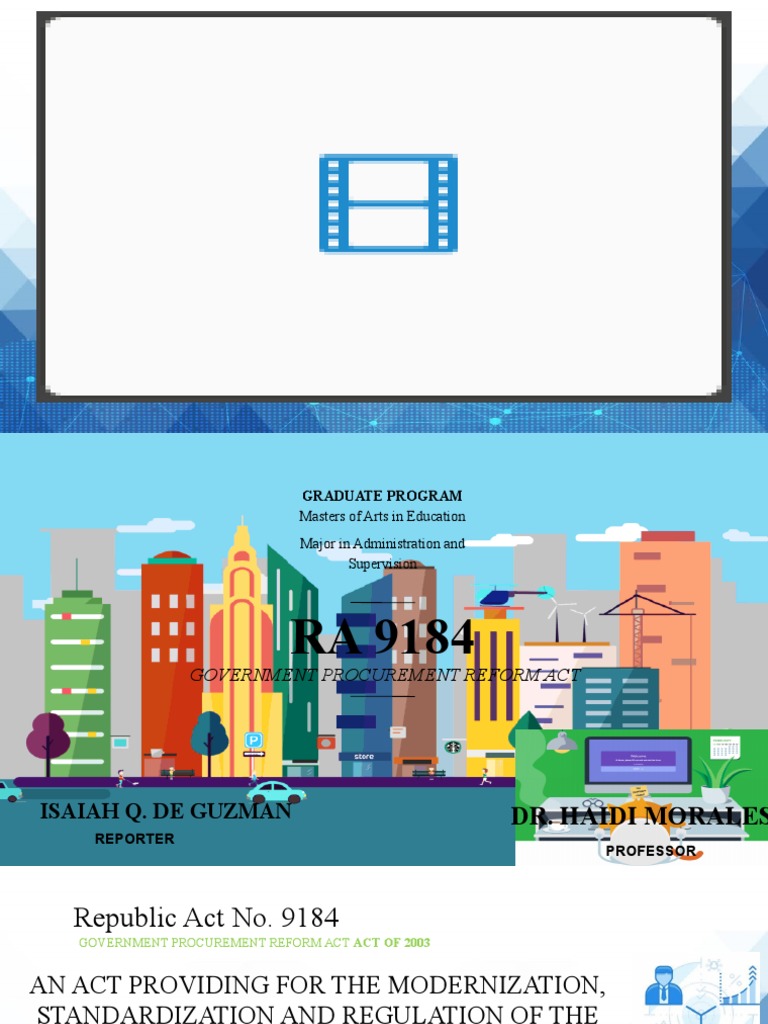 Ra 9184 Article 1 To 6 | PDF | Procurement | Specification (Technical ...