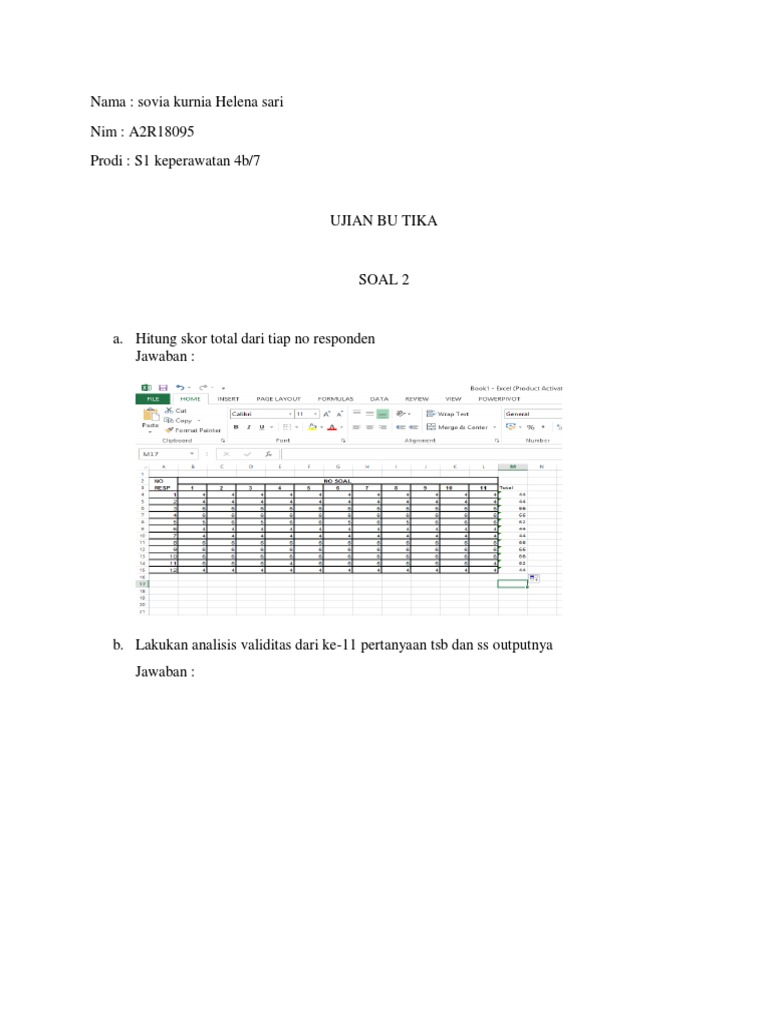 Sovia Ujian B.tika No.2 | PDF