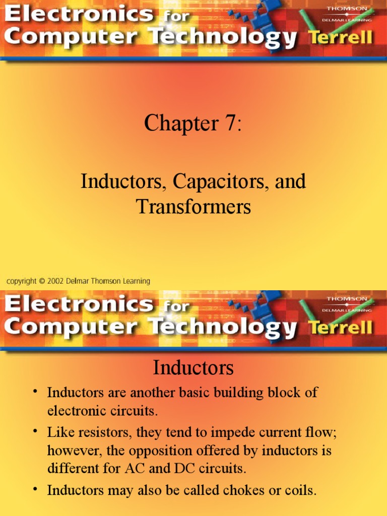 Inductors and Capacitors Overview | PDF | Inductor | Capacitor