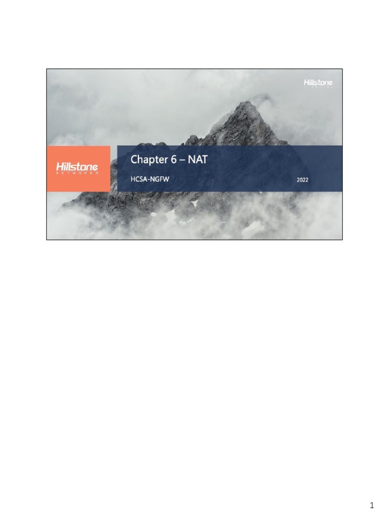 Chapter 6 - NAT | PDF | Ip Address | Computer Network