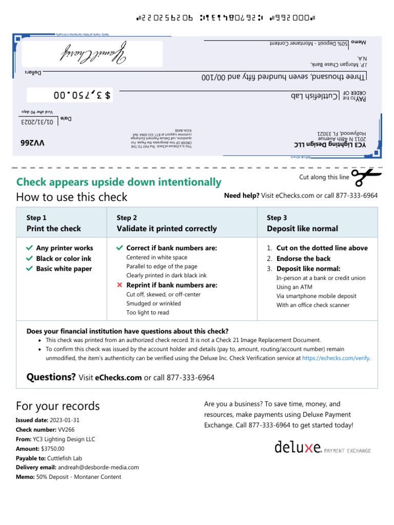 Check | PDF | Cheque | Financial Services