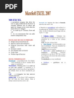 Identifying Basic Parts of The Excel Window | PDF | Microsoft Excel ...