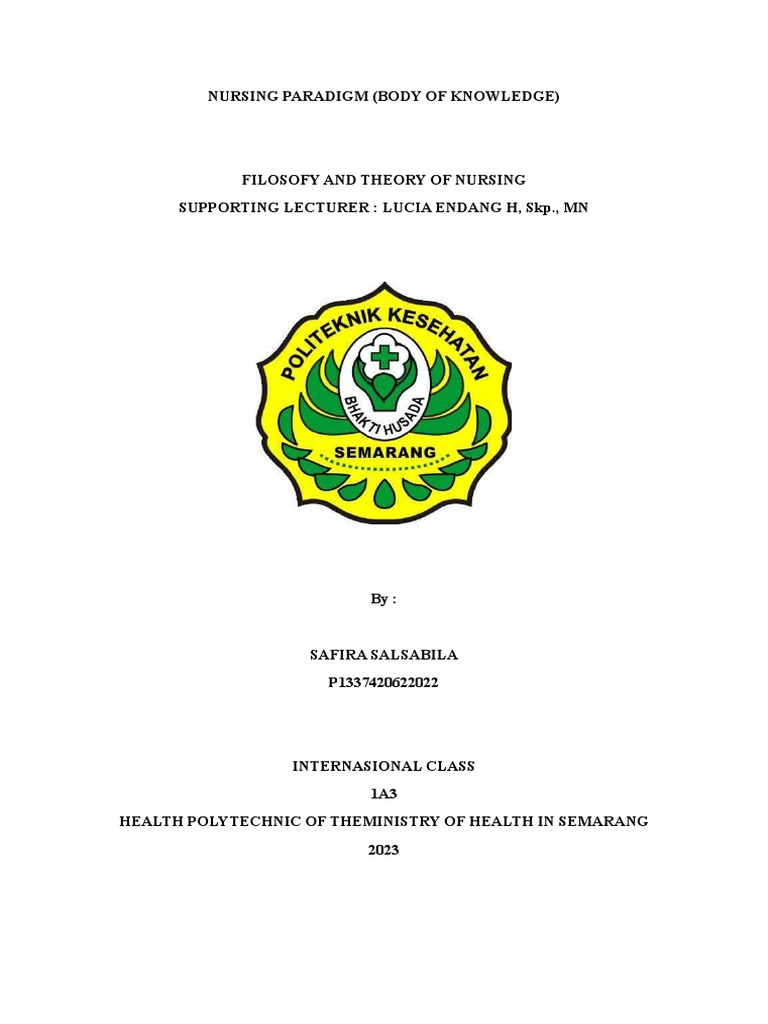 FTN - Tugas Bu Lucia | PDF | Nursing | Cognitive Science