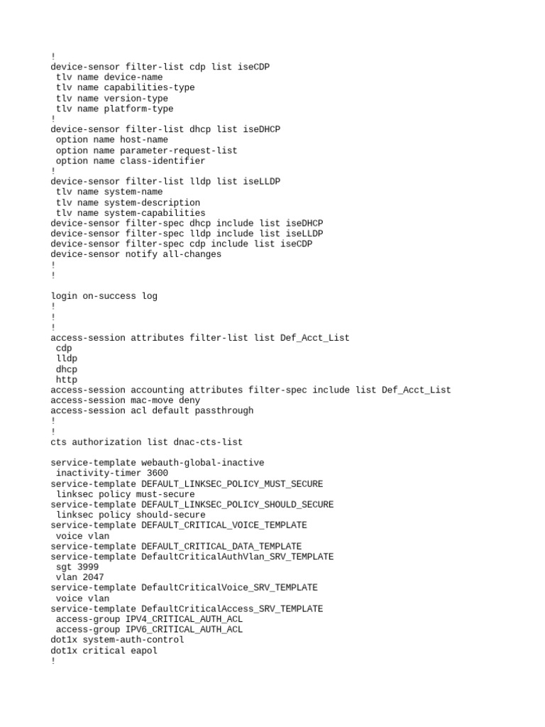 Cisco ISE 9000 Configuration CPL Manual | PDF | Internet Protocols | Transmission Control Protocol