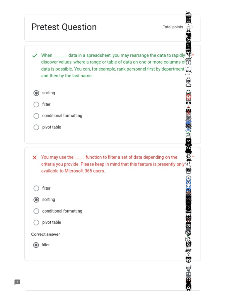 Pretest Question | PDF