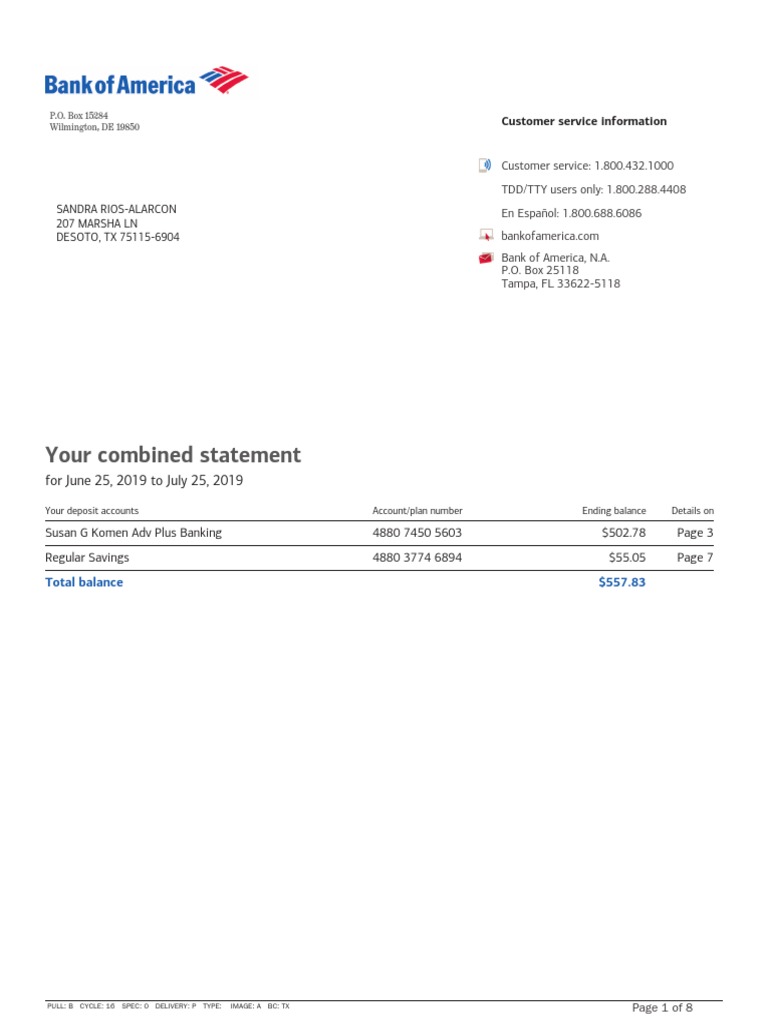Estmt - 2019 07 25 | PDF | Overdraft | Financial Services