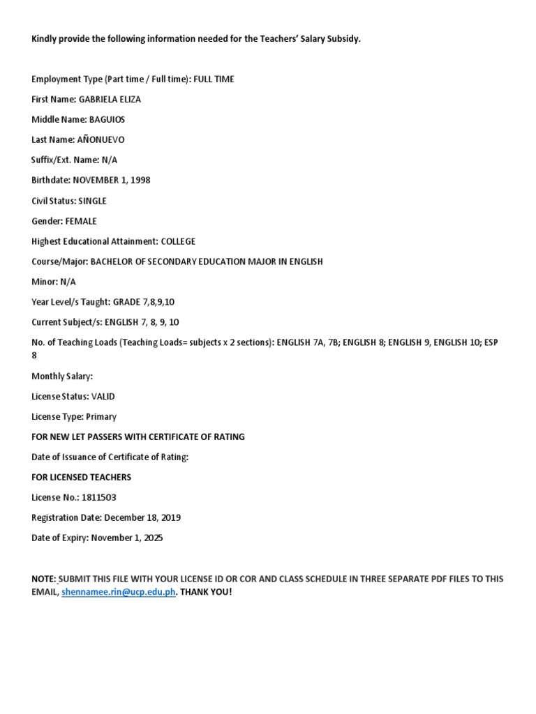 TSS Form-Anonuevo | PDF