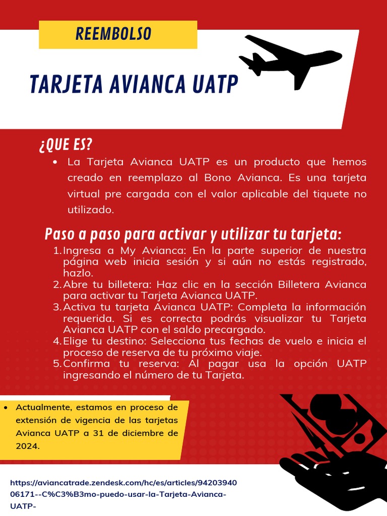 Tarjeta Avianca UATP 1 | PDF