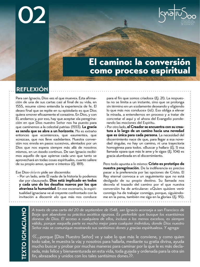Ficha 02 - El Camino de La Conversion | PDF | Dios