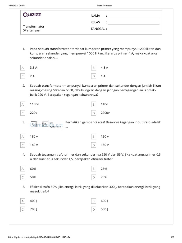 Soal Ujian Kelas 9 | PDF