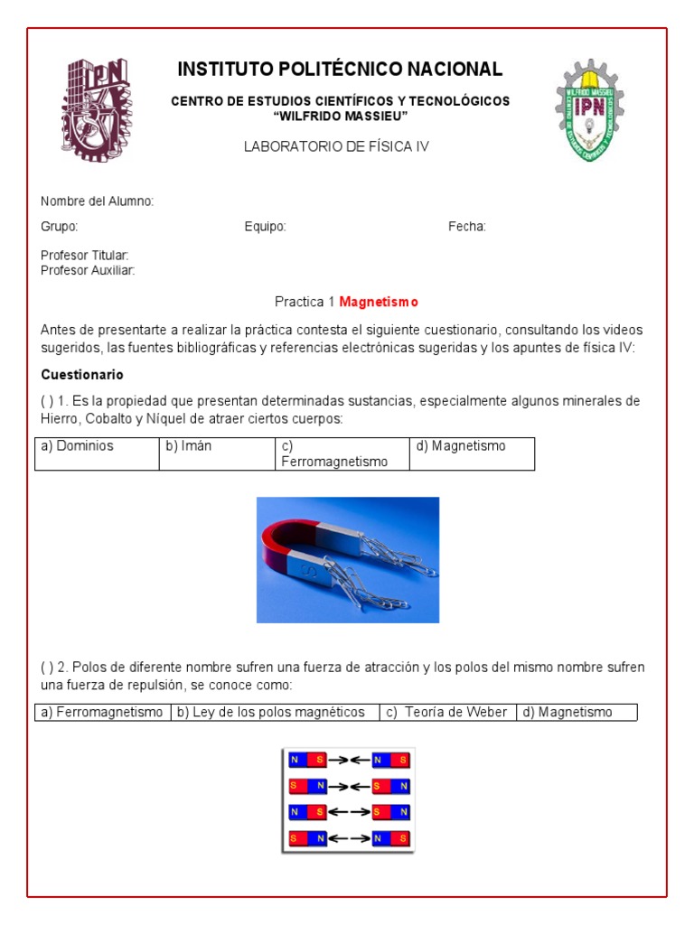 Fisica Lab | PDF | Imán | Magnetismo