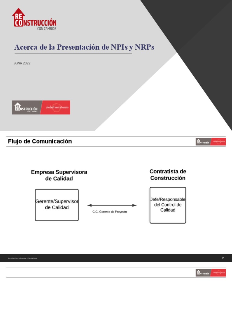 Guía para la presentación adecuada de NPIs, NRPs y NODs | PDF