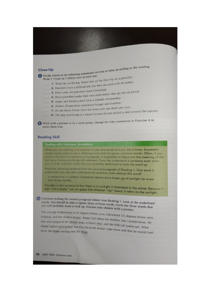 Focus 4 Reading Skills 2-8 | PDF