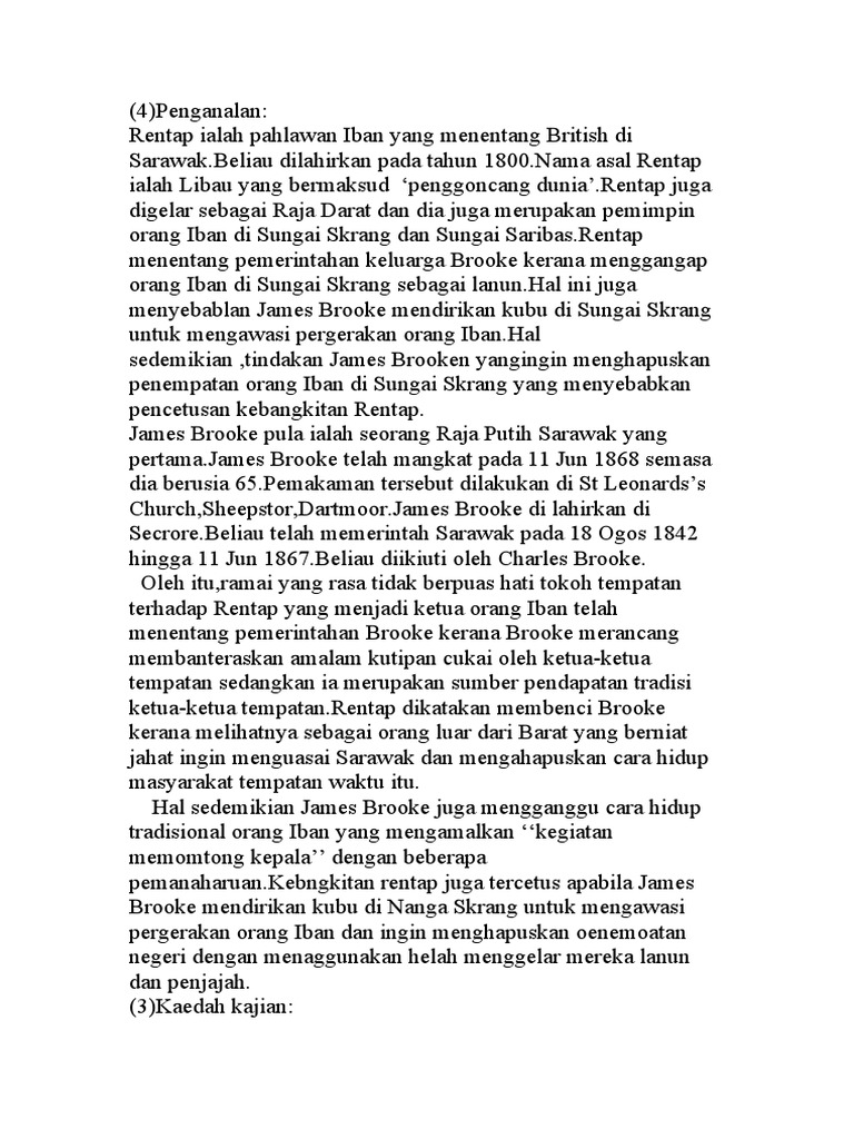 Rentap ........ | PDF