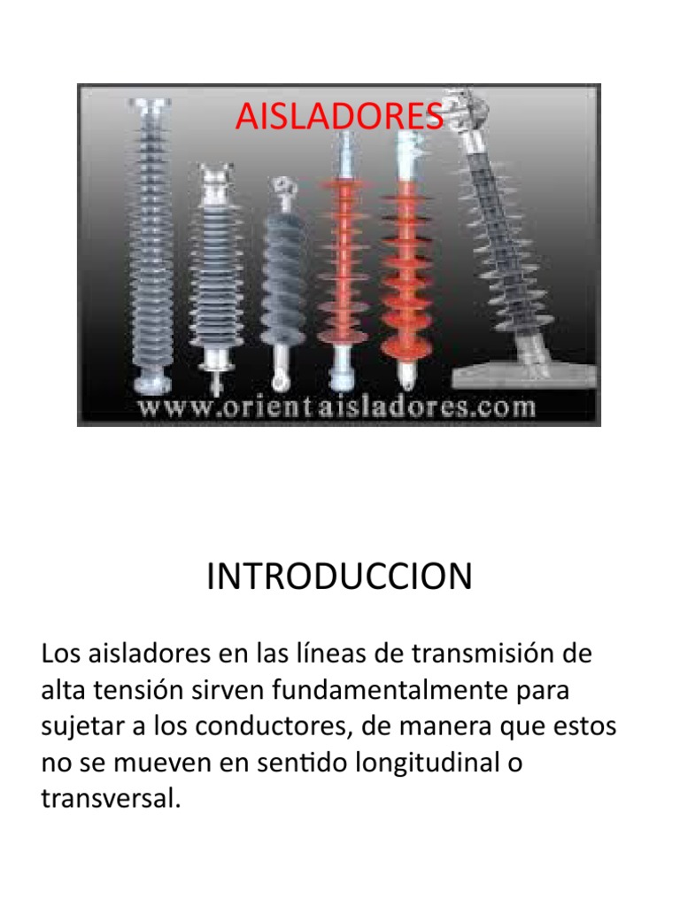 Lineas De Transmisión Y Distribución 03 Pdf Aislador Electricidad