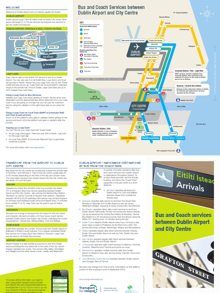 Dublin Airlink Map Ireland By Train And Train Routes | Eurail.com