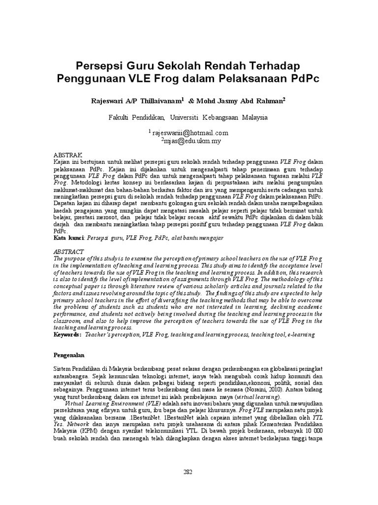 Kertas Konsep Contoh | PDF