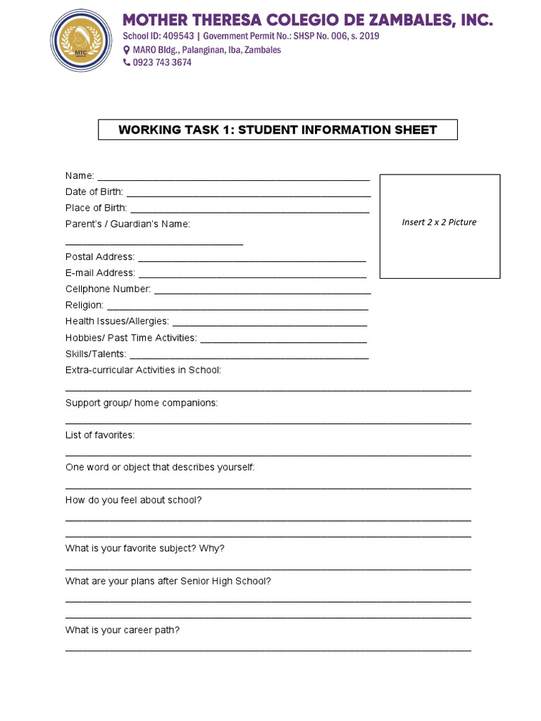 Work Immersion Portfolio | PDF | Learning | Cognition