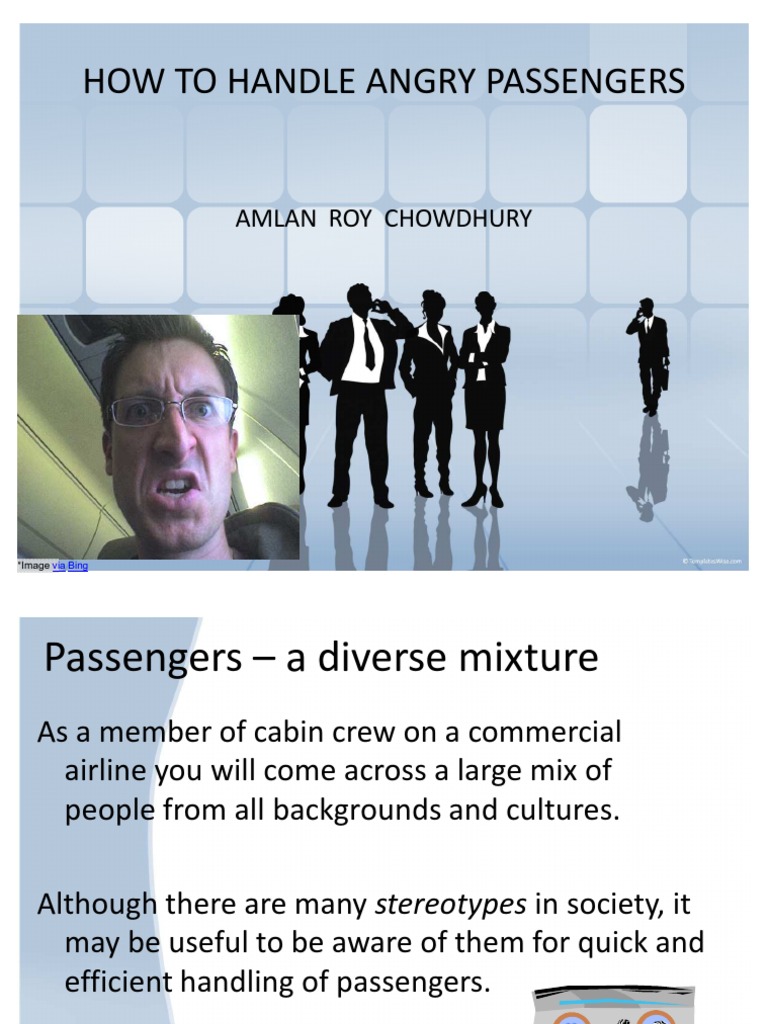 How To Handle Angry Passengers | PDF