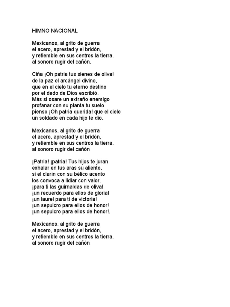 Himno Nacional y Veracruz | PDF