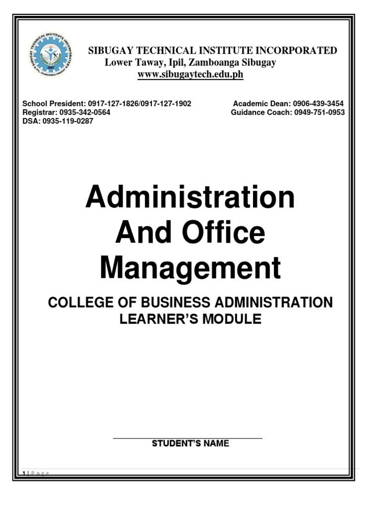 MODULE Admin - Office | PDF | Information | Sales