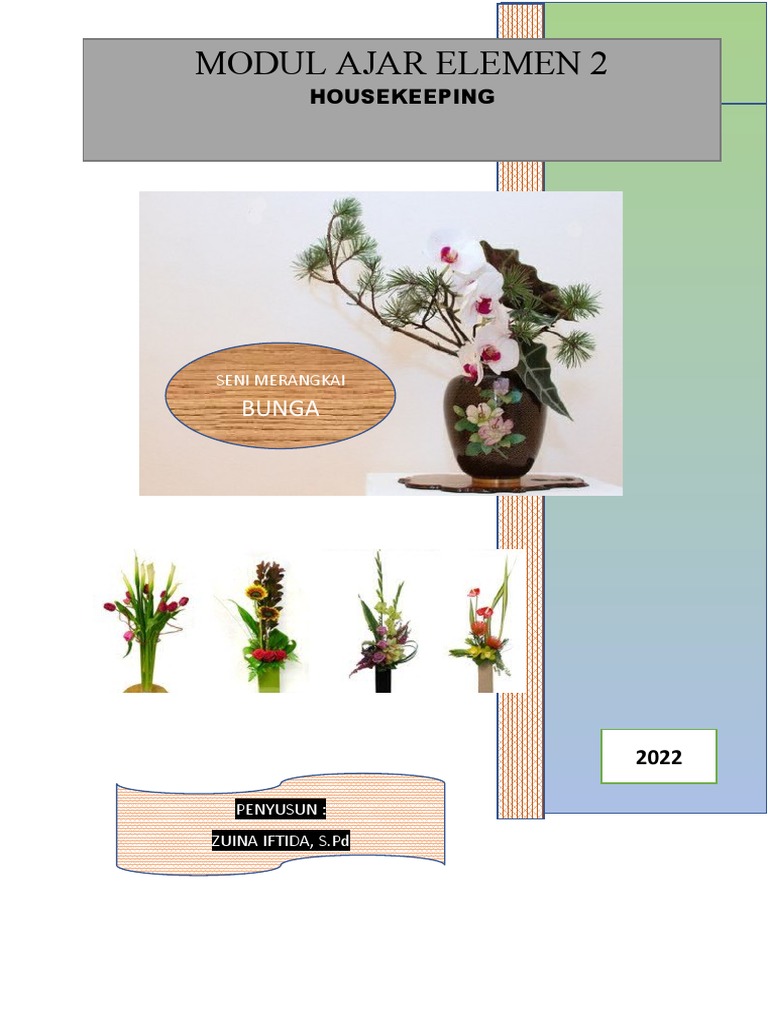 Modul Ajar Merangkai Bunga | PDF