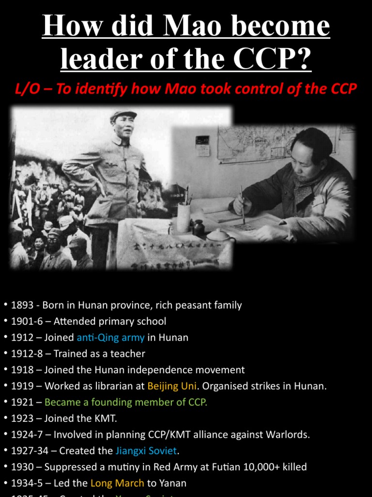 Mao Becomes Leader | PDF | Mao Zedong | Kuomintang