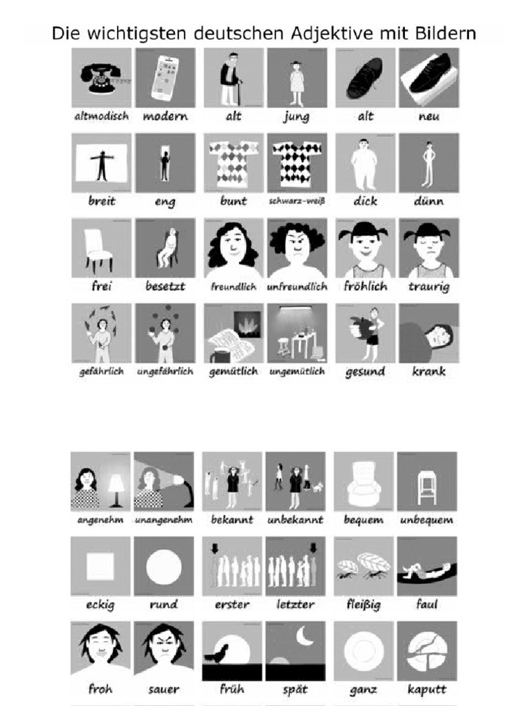 Adjektive | PDF