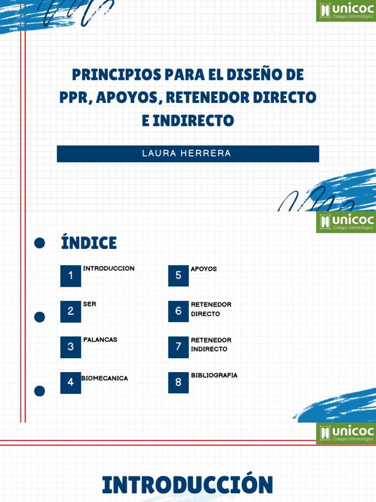 Principios PPR Apoyos, Retenedor Directo e Indirecto | PDF | Dentadura ...