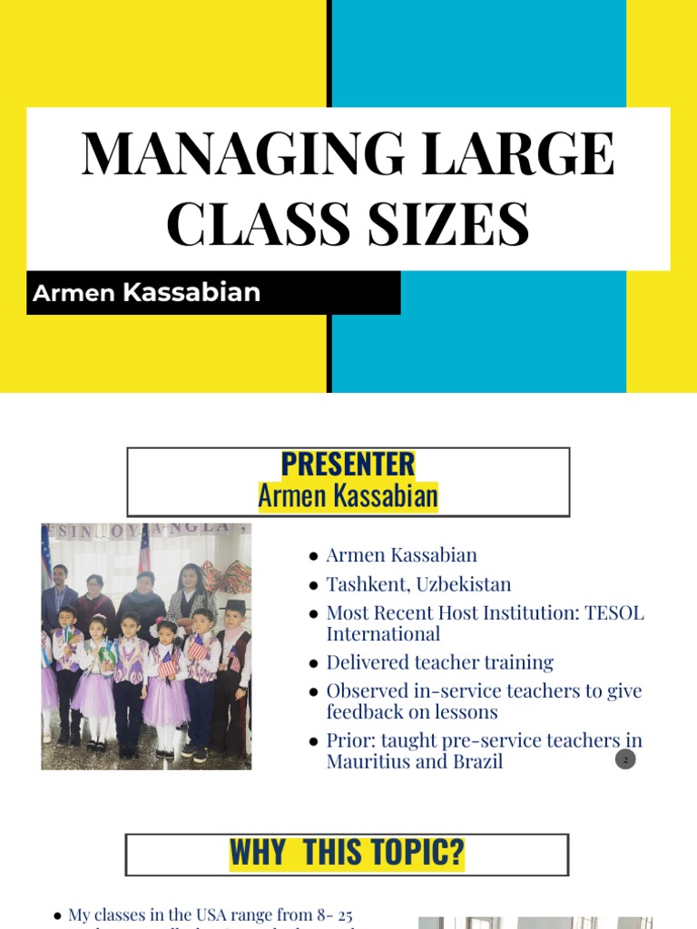 Managing Large Class Sizes | PDF | Classroom | Classroom Management