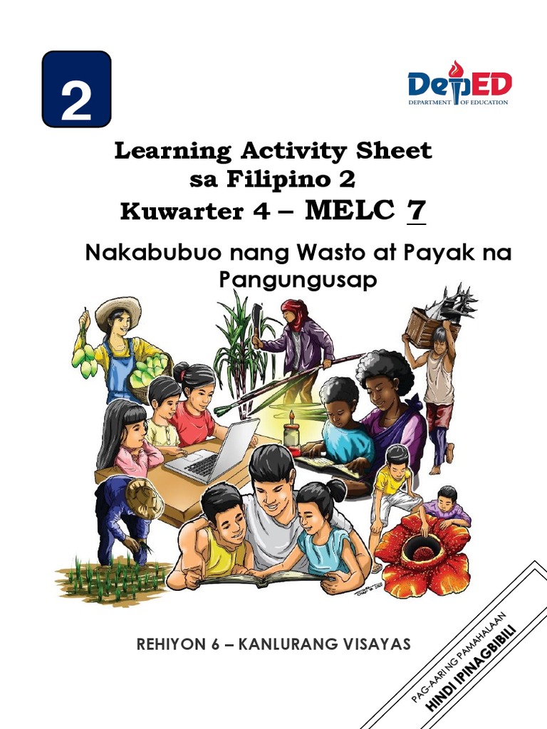 Roxas City LAS Filipino 2 Q4 MELC 7 1 | PDF