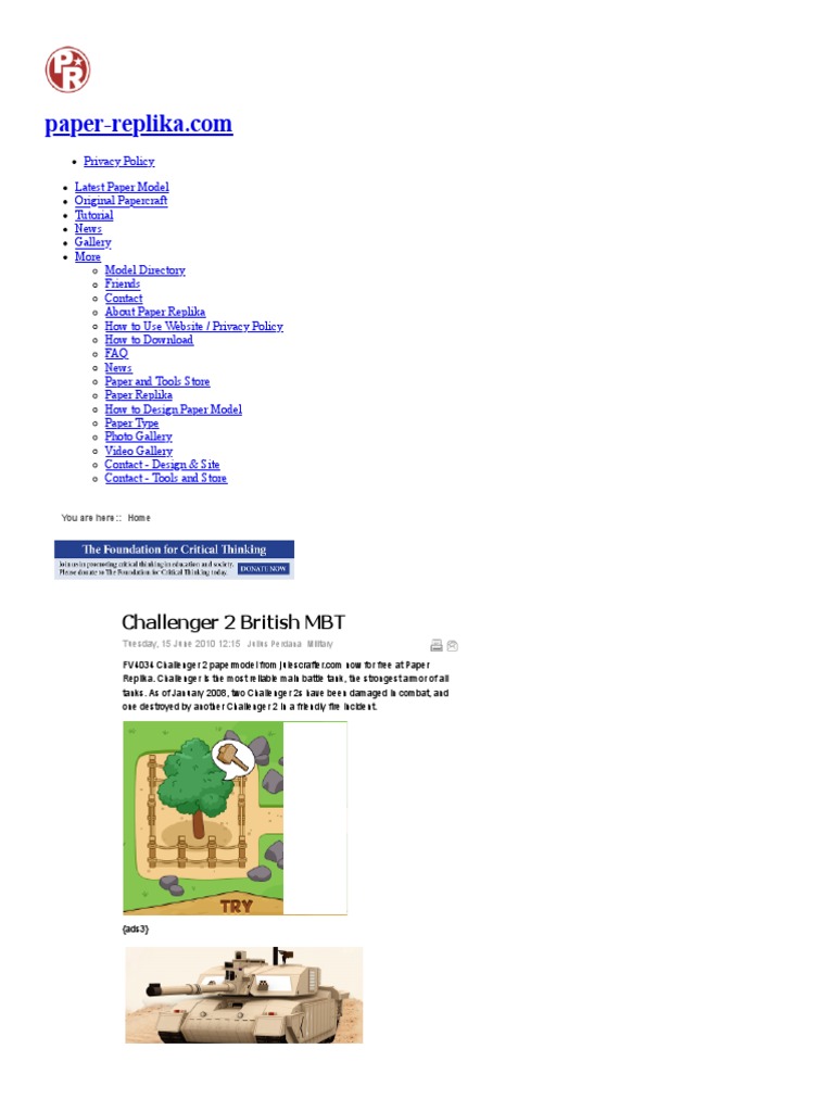 Challenger 2 British MBT | PDF | Tanks | Military Vehicles