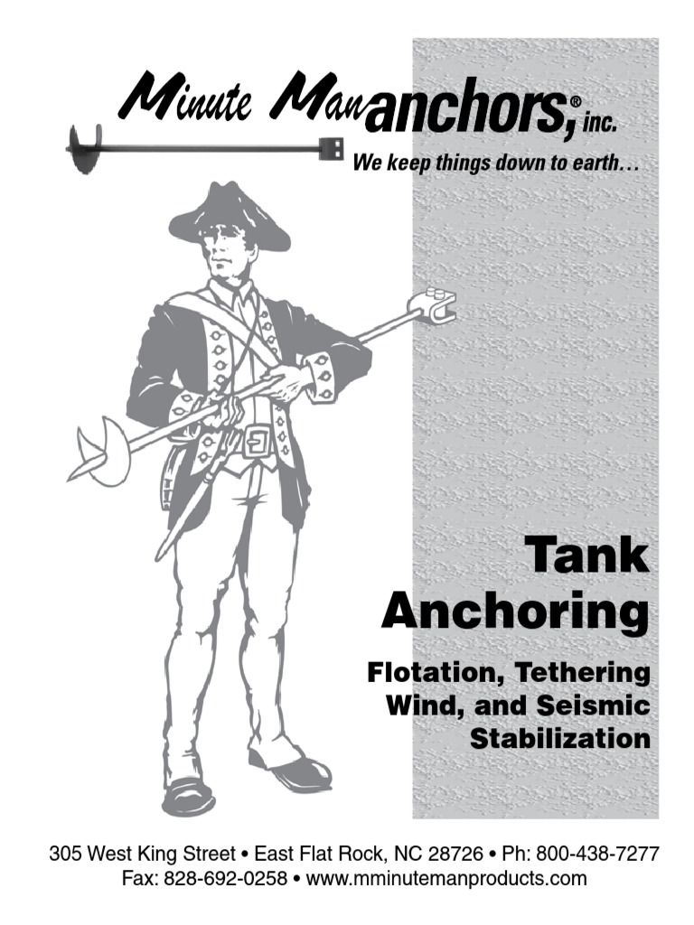 Tank Anchoring Inst 8 28 14 | PDF