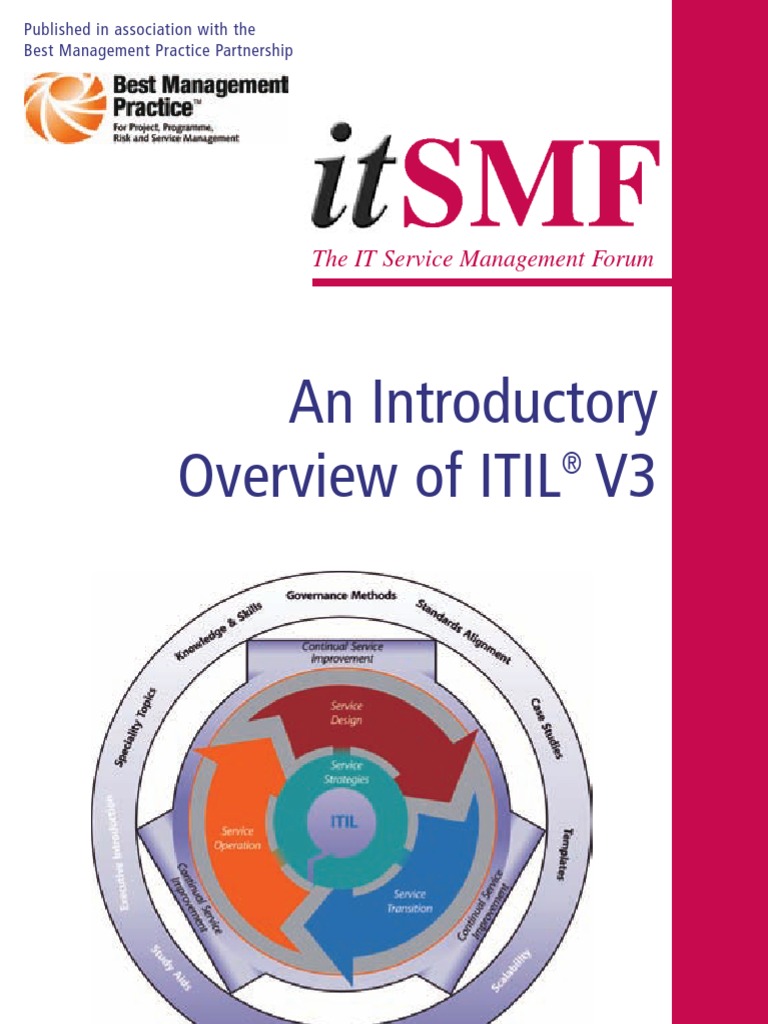 ItSMF an Introductory Overview of ITIL V3 | Itil | Strategic Management