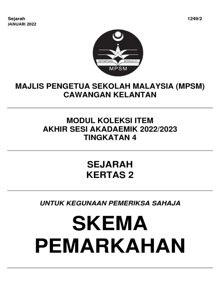 Skema Sej K2 T4 Pdf