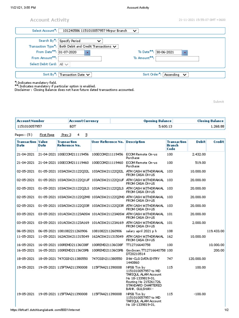 Dutch-Bangla Internet Banking | PDF | Automated Teller Machine | Debit Card