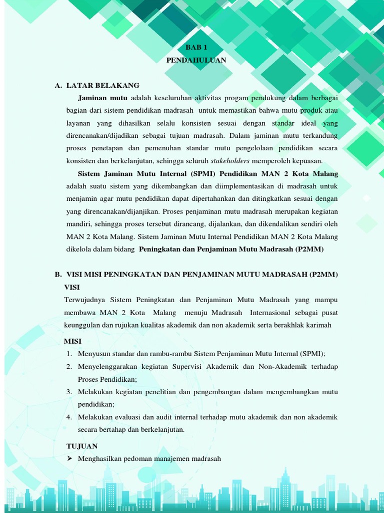 Foto Kegiatan Penjaminan Mutu Madrasah | PDF | Karier & Perkembangan | Seni
