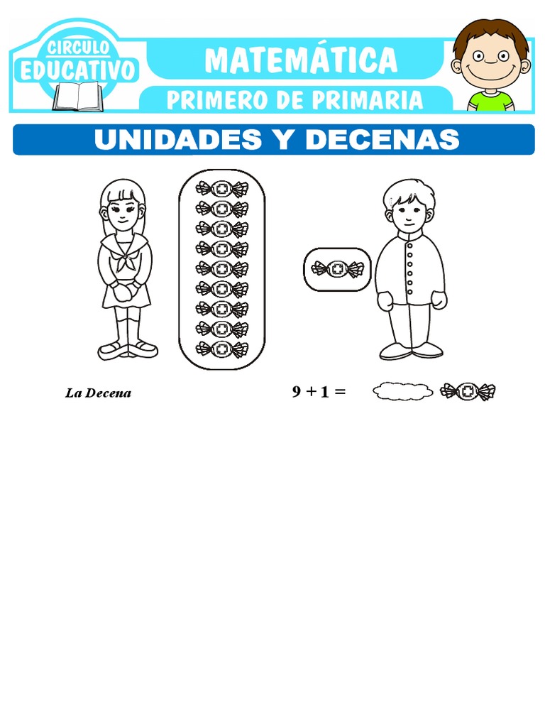 Decenas y Unidades para Primer Grado | PDF