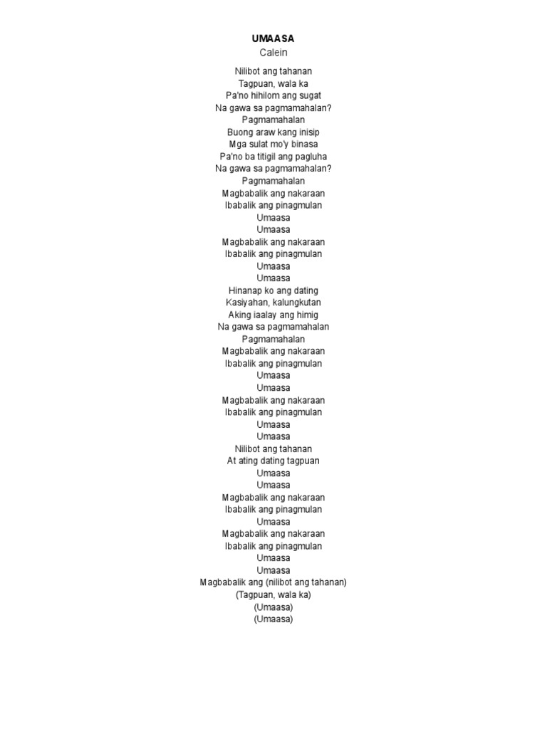 Aclan Song | PDF