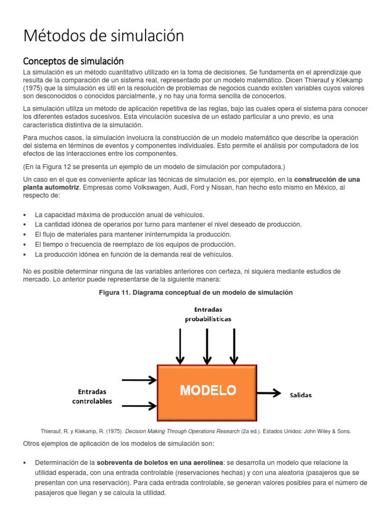 Metodos de Simulacion | PDF | Simulación | Método Monte Carlo