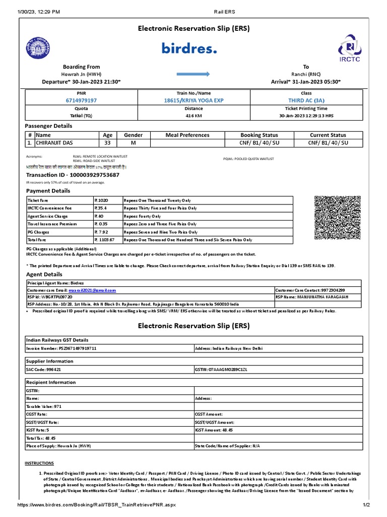 HWH To RNC | PDF | Identity Document