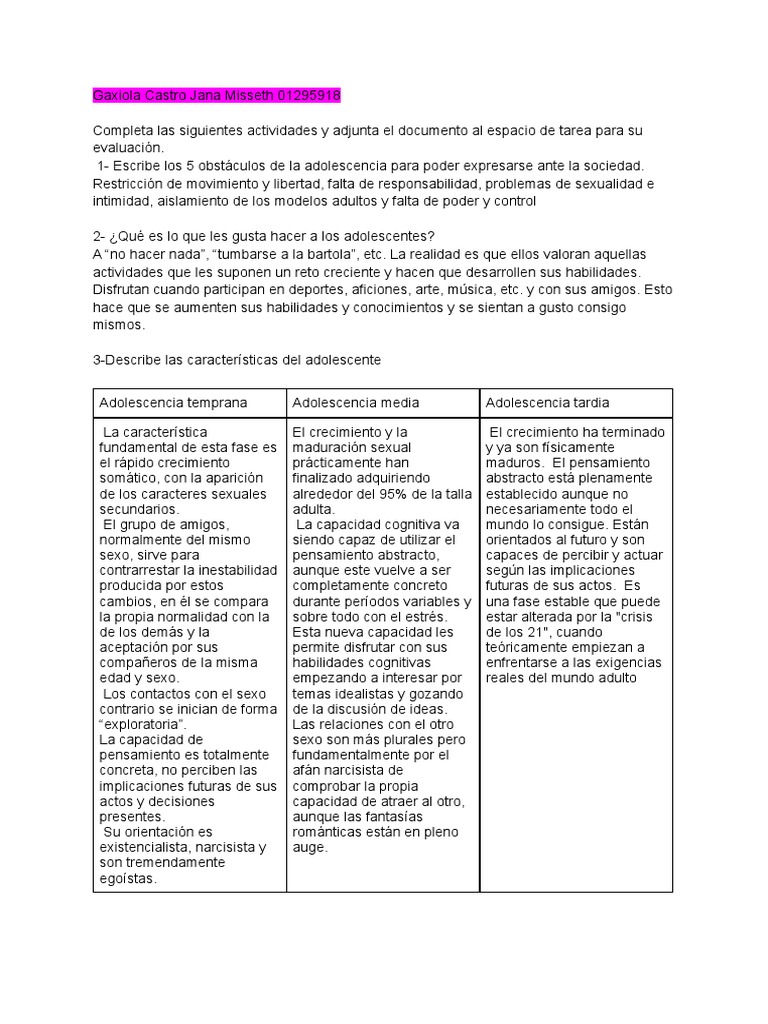 Desafíos y Desarrollo Adolescente | PDF | Adolescencia | Pubertad