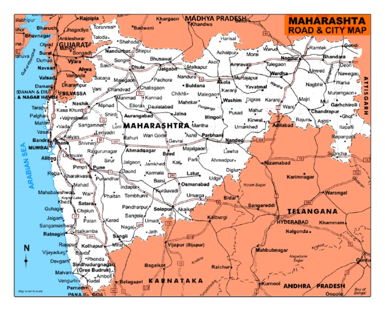 Maharashtra Road City Map | PDF