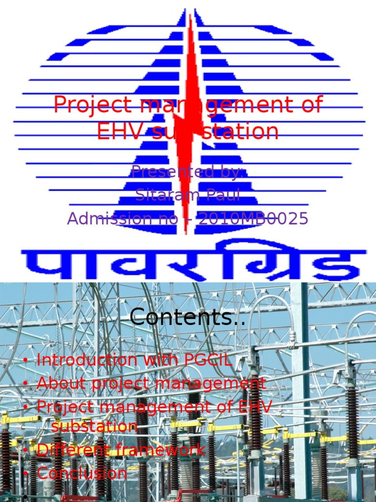 EHV Substation Project Management Overview | PDF | Electrical ...