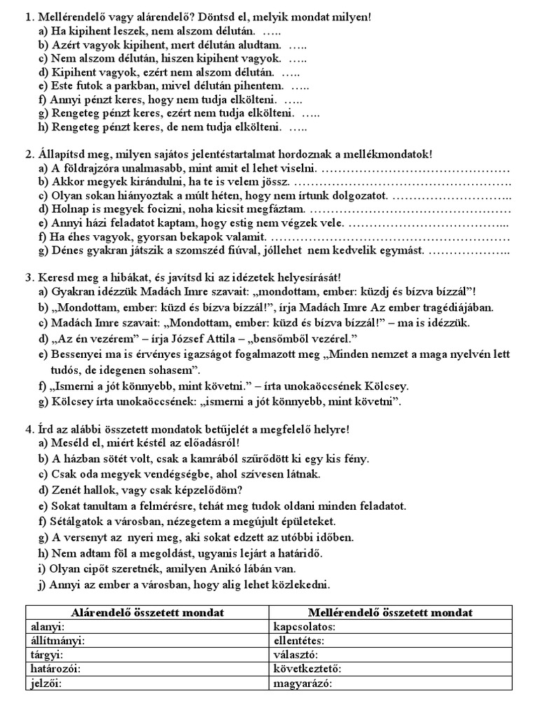 Idezesgyakorlasa 8G.91220 | PDF