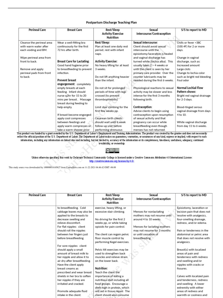 Postpartum Care: Essential Guidelines | PDF | Breastfeeding | Childbirth