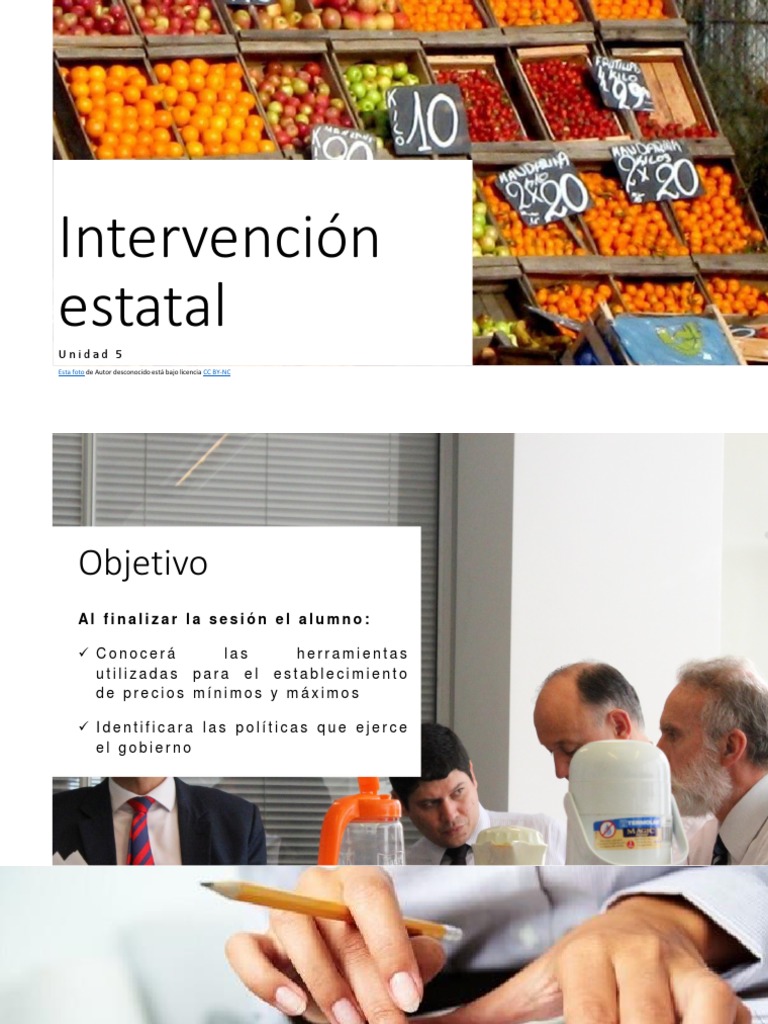 Unidad 5 Intervención Estatal | PDF | Subvención | Precios