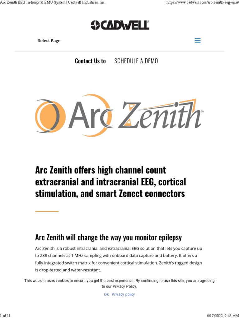 #2 - Arc Zenith EEG In-Hospital EMU System Cadwell Industries, Inc ...