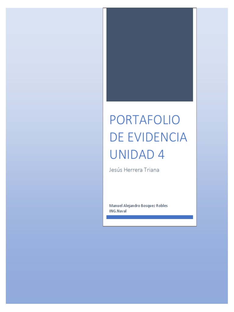 Portafolio de Evidencia Unidad 4 | PDF | Espacio vectorial | Matriz (Matemáticas)